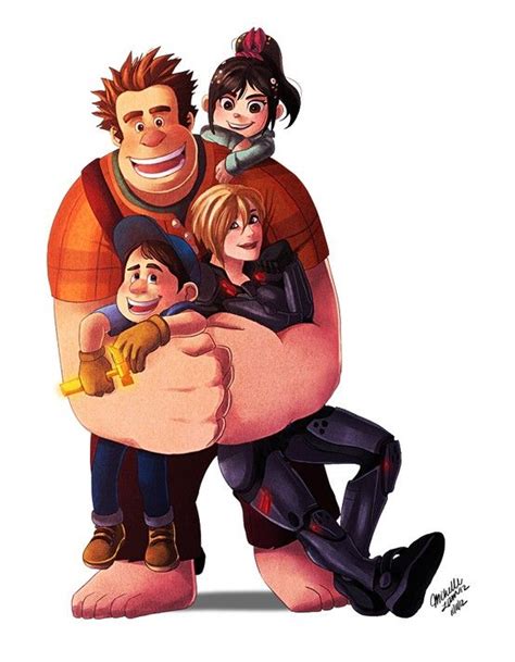 Ralph Vanellope Sgt Calhoun And Fix It Felix Wreck It Ralph Disney Pixar Disney Films
