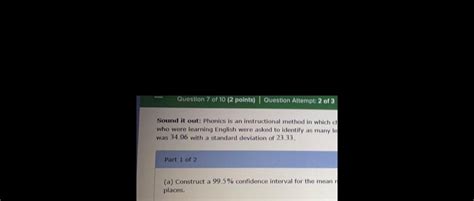 [answered] question 7 of 10 2 points question attempt 2 of 3