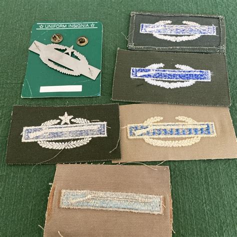 Wwii To 1960s Us Army Mixed Cib Eib Badge Lot Lot 6 Ebay