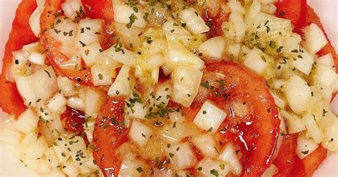 토마토 양파 샐러드