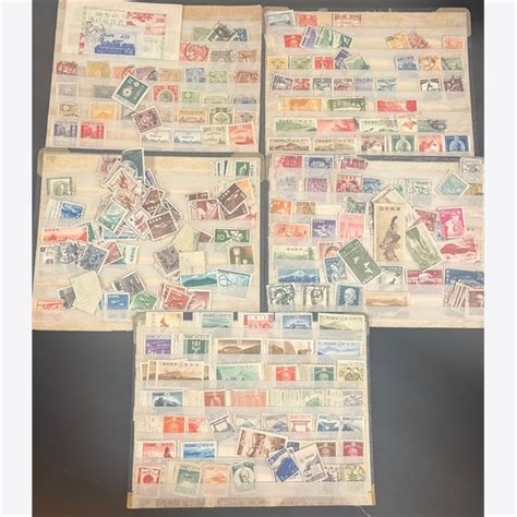 Japan Skemmtilegt úrval Merkja Sem Flest Eru óstimpluð Hengd Og