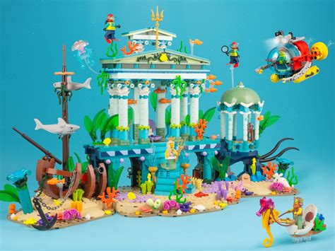 Myth Of Atlantis Exploring The Colorful Lego Underwater Temple