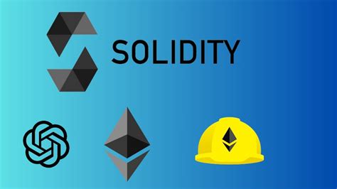 Learn Solidity With Chatgpt Solidity Beginners Course Youtube