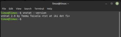 How To Install VnStat On Linux Mint Linux Genie