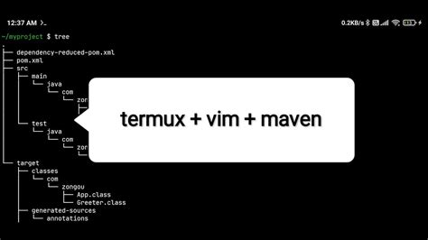 Termux Vim Maven Youtube