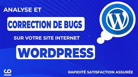 Je Vais Analyser Et Corriger Les Problèmes Bugs Ou Erreurs De Votre