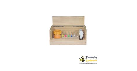 Queen Wooden Marking Box With Contents Beekeeping Supplies And Tools