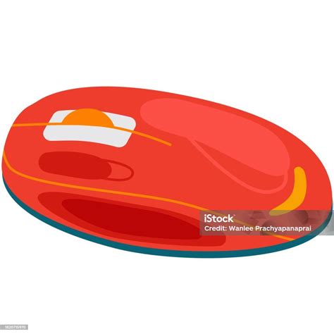 Wireless Computer Mouse Device Vector Icon Isolated On White Stock