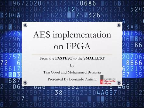 Aes Implementation On Fpga Pptx