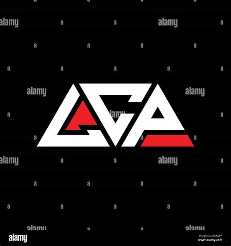 Lcp Triangle Letter Logo Design With Triangle Shape Lcp Triangle Logo Design Monogram Lcp