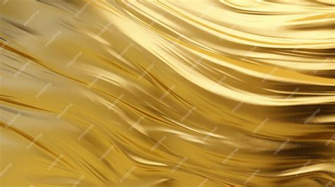 Premium Photo Lustrous Golden Sheen Realistic Ai Generated Metallic Texture