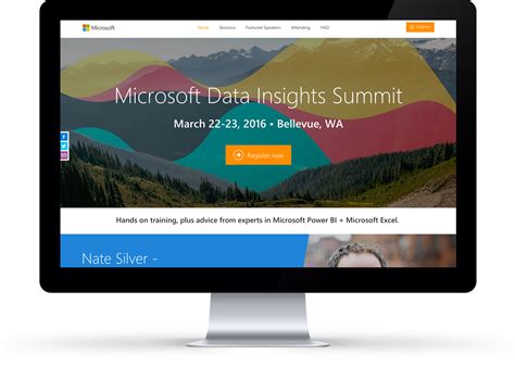 Microsoft Data Insights Summit On Behance