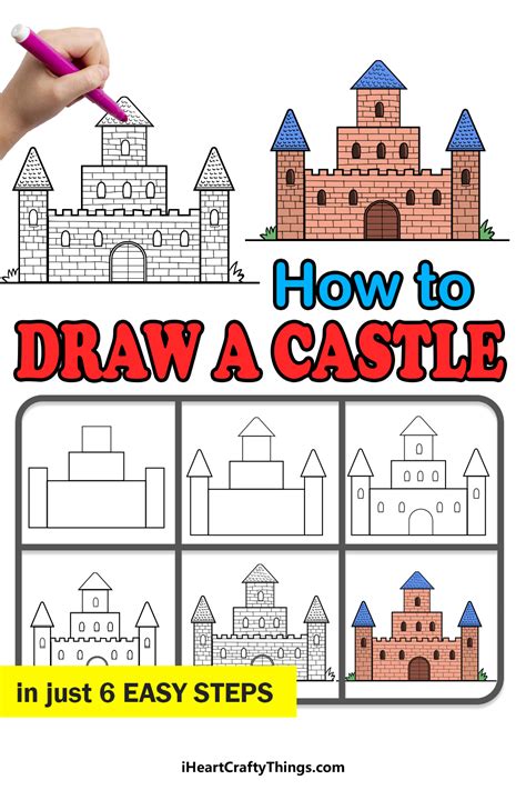 How To Draw Disney Castle Step By Step 16 Easy Phase Vrogue Co