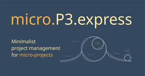 Micro P3 Express Minimalist Project Management For Micro Projects