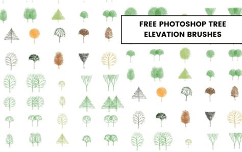 Free Photoshop Tree Brushes