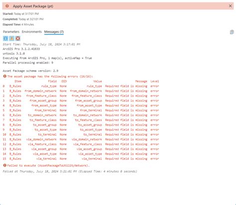 Solved Apply Asset Package Error Esri Community