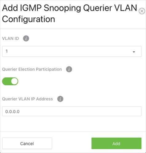 MoIP Configuration For AN Core MoIP IGMP Switches