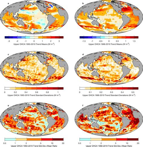 Maps Of Means Standard Deviations And Ratios Of Their Magnitudes For