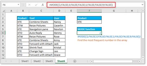 Excel Formula Find Most Frequent Text With Criteria