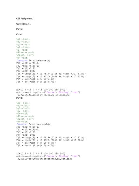 Matlab Assignment Pdf
