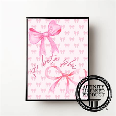 Pi Beta Phi Poster Pi Beta Phi Bow Print Custom Pi Beta Phi Ts Custom Sorority T Ideas
