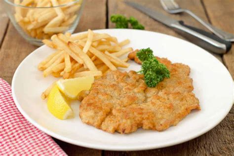 German Schnitzel Pork Schweine Schnitzel Earth Food And Fire
