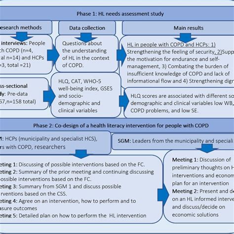 Flowchart Of Phases I And Ii Cat Copd Assessment Test Copd Chronic
