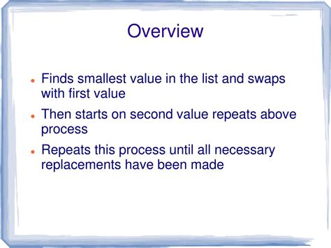 Ppt Selection Sort Powerpoint Presentation Free Download Id3816608