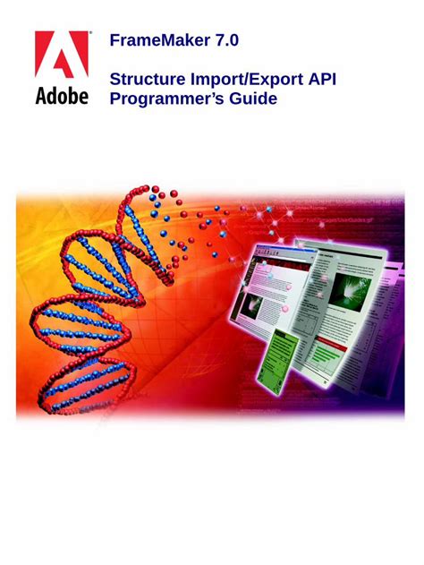 pdf structure import export api programmer s guide · structure import