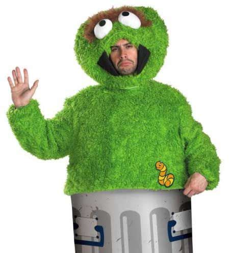 Sesame Street Oscar The Grouch Mens Costume Oscar The Grouch Sesame