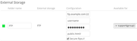 Ftpftps — Nextcloud Latest Administration Manual Latest Documentation