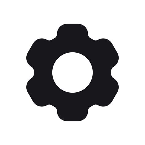 Simple Vector Icon Flat Illustration On A Theme Gear Vector Art At Vecteezy