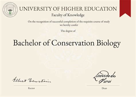 Bachelor Of Conservation Biology Bcb