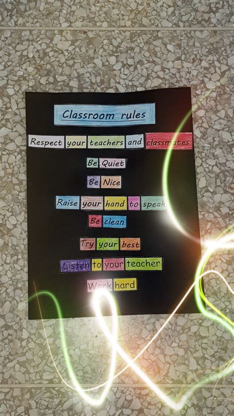 Class Chart Classroom Rules Best Teacher Classroom