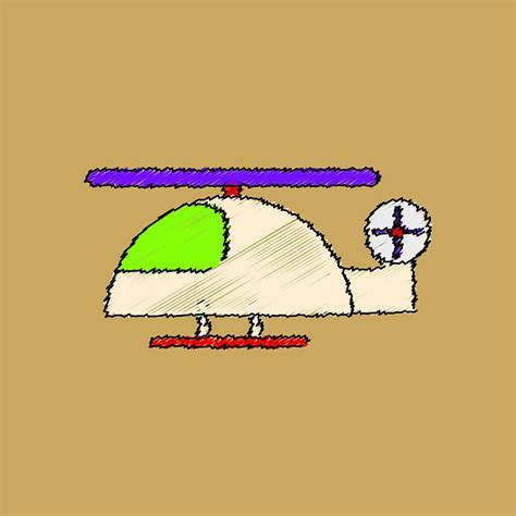 플랫 음영 스타일 아이콘 헬리콥터 장난감 비행 벡터 Ai Eps Uidownload