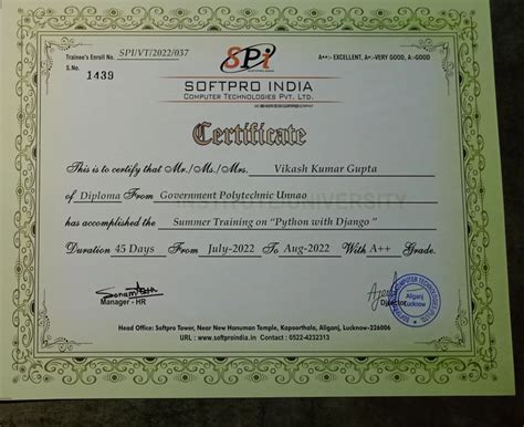 Vikash Kumar Gupta On Linkedin Summertraining Pythondjango