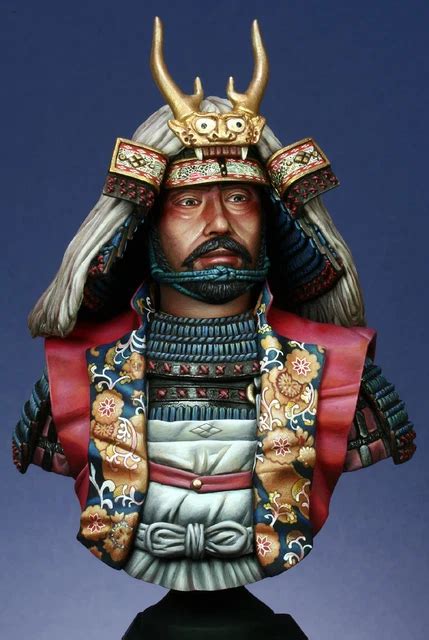 Sk Miniatures Former Ademola Takeda Shingen Samurai 1 9th Bust