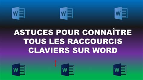 Comment Connaître Tous Les Raccourcis Claviers Sur Word Word