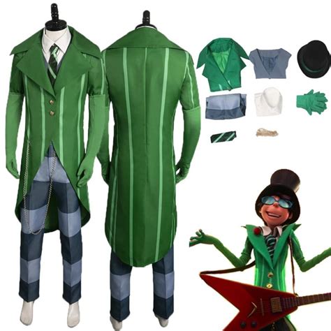 Movie Dr Seuss Cos The Lorax Villain Onceler Cosplay Costume Green