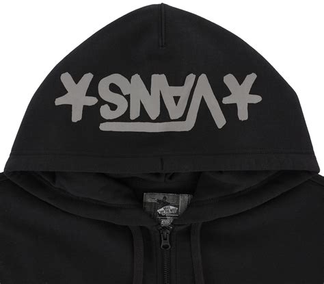Vans Skate Atiba Haze Zip Hoodie Black Tactics