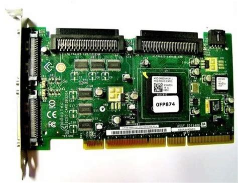 Adaptec ASC A Ultra PCI X SCSI RAID Controller Card A FP at piece रड