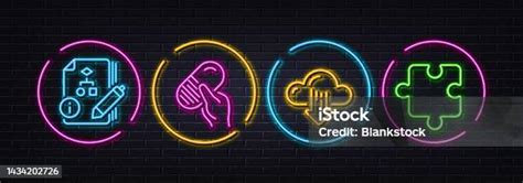 클라우드 다운로드 알고리즘 및 캡슐 알약 최소 라인 아이콘 웹 응용 프로그램의 경우 벡터 인쇄 0명에 대한 스톡 벡터 아트 및 기타 이미지 Istock