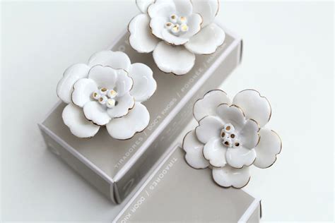 Magnolia Flower Drawer Knobs Cabinet Drawer Knobs Knobs For Wardrobe