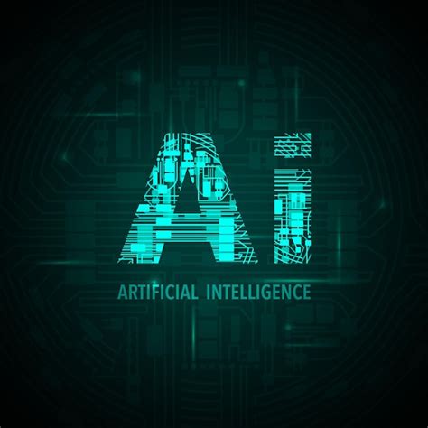 Premium Vector Electric Circuit Ai Green Background