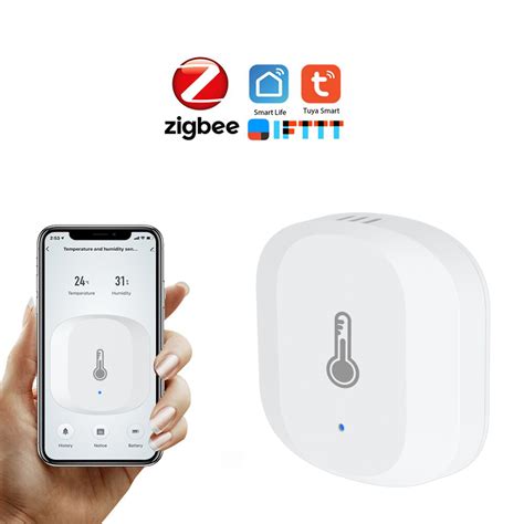 zigbee temperature and humidity sensor samotech