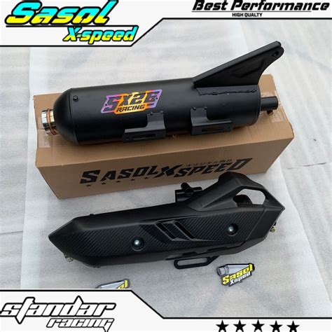 Jual Viral Knalpot Bass Adem Shijiro Stainless Sasol Xsped Untuk Beat Scoopy Vario X Ride Pcx