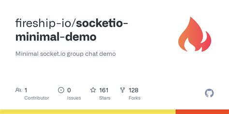 github fireship io socketio minimal demo minimal group
