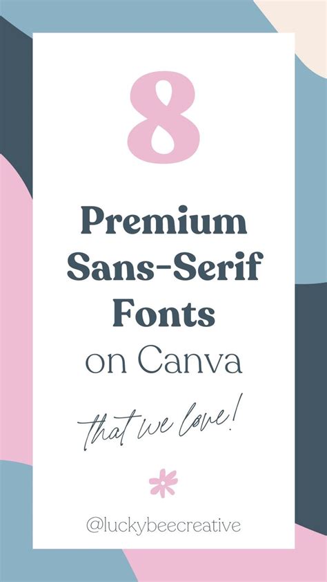 Premium Sans Serif Fonts We Love On Canva Graphic Design Typography Fonts Alphabet Graphic