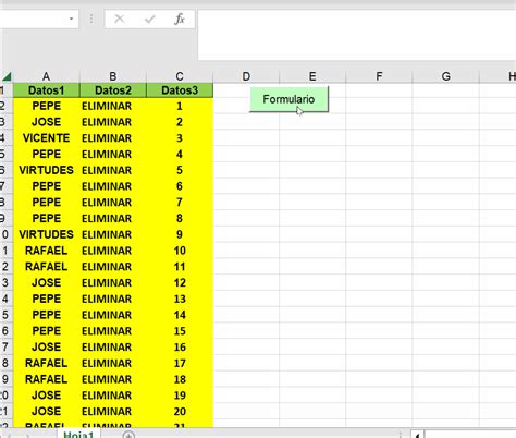 Eliminar Filas Según Criterio De Texto ¿ Macros Y Programación Vba