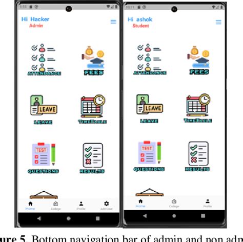 Figure 5 From Android Based College App Using Flutter Dart Semantic